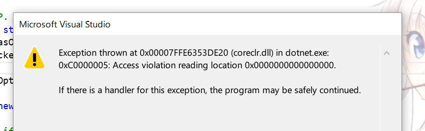 Holding X509certificate2 Reference Prior To Clienthandler Causes Access Violation In